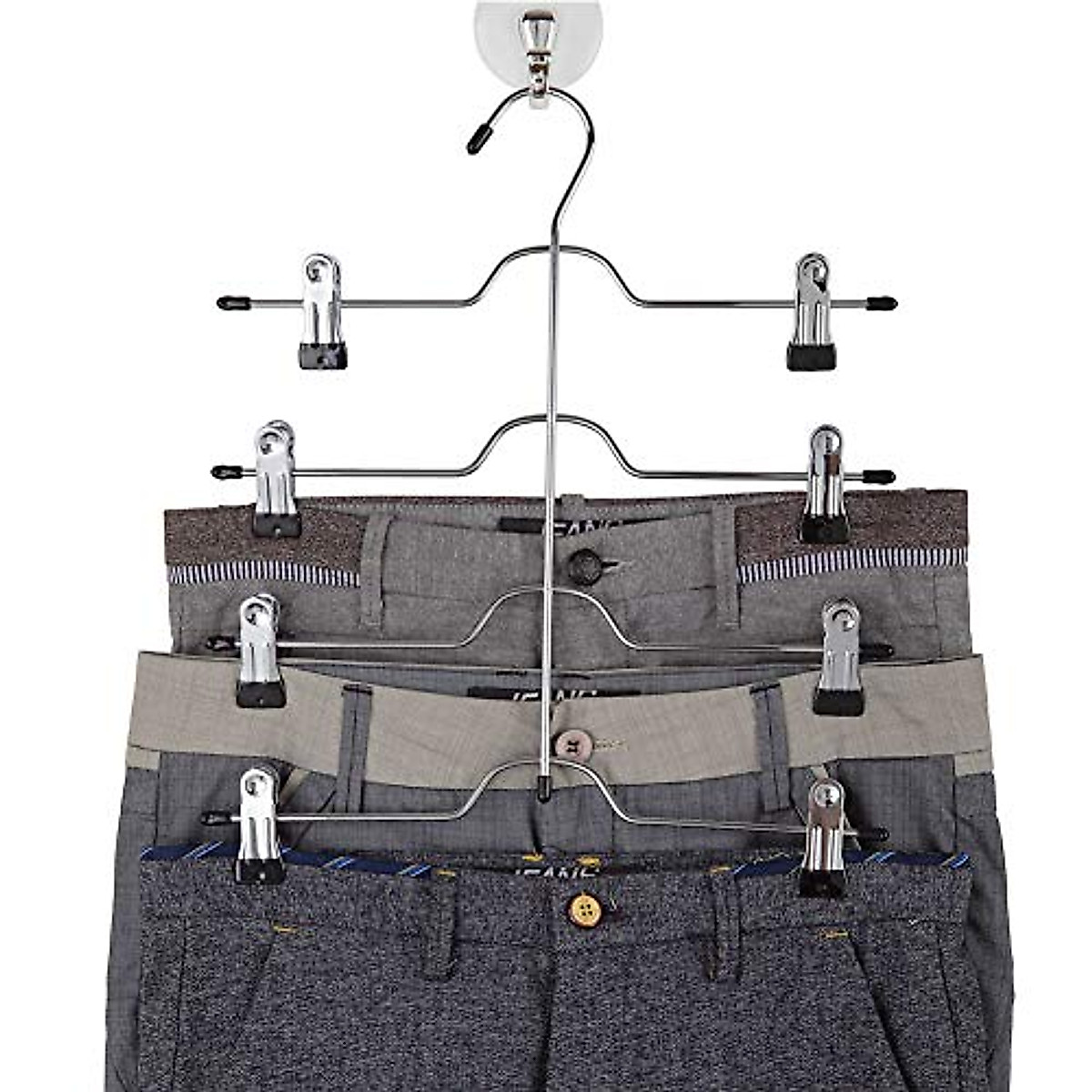 SmarTopus Multi-functional Four-layer Stainless Steel Pants Rack Hanger