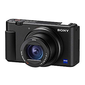 Sony ZV-1 Digital Camera with Vlogger Accessory Kit (4 Items)
