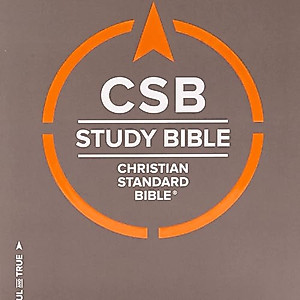 CSB Study Bible, Hardcover, Red Letter, Study Notes and Commentary, Illustrations, Articles, Word Studies, Outlines, Timelines, Easy-to-Read Bible Serif Type