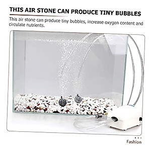 NUSITOU 5pcs Bubble Stone Small Bubbles Hydroponic Systems Hydroponic Air Stone Aquarium Oxygen Aeration Air Fittings Air Bubbling Release Air Stone Oxygen Stone Fish Tank Supplies