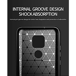 yuanming Compatible with Moto G Play 2021 Case,with HD Screen Protector,Shock-Absorption Flexible TPU Bumper Cove Soft Rubber Protective Case for Motorola Moto G Play 2021 (Black Brushed TPU)