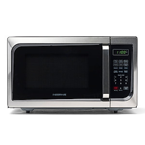 Farberware Countertop Microwave 900 Watts, 0.9 cu ft - Microwave Oven With LED Lighting & Ninja BL642 Nutri Ninja Personal & Countertop Blender with 1200W Auto-iQ Base, 72 oz. Pitcher