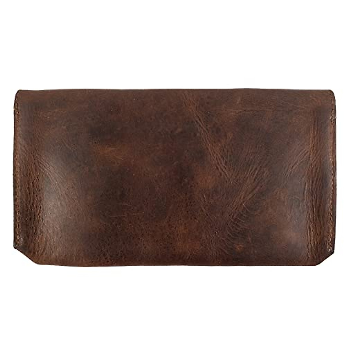 Hide & Drink, Large Female Wallet Handmade from Full Grain Leather - Bourbon Brown