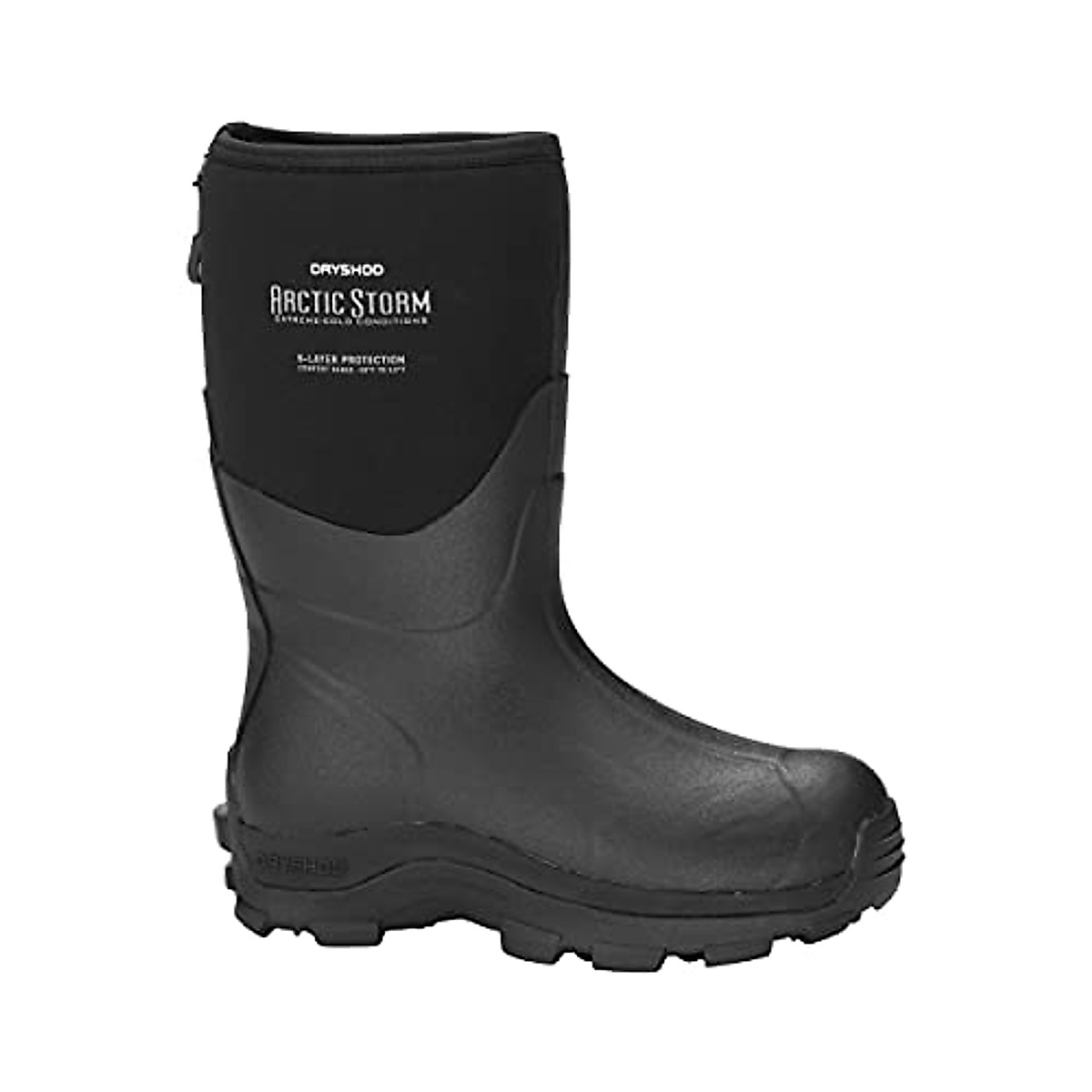 Dryshod Arctic Storm Mid Winter Boot - Men's, Black/Grey, 10, ARS-MM-BK-010