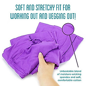 Crown Sporting Goods womens Straight yoga pants, Black, Medium US