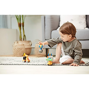 STICK O Construction 26 Piece Magnetic Building Set, Rainbow Colors, Educational STEM Construction Toy Ages 36M+