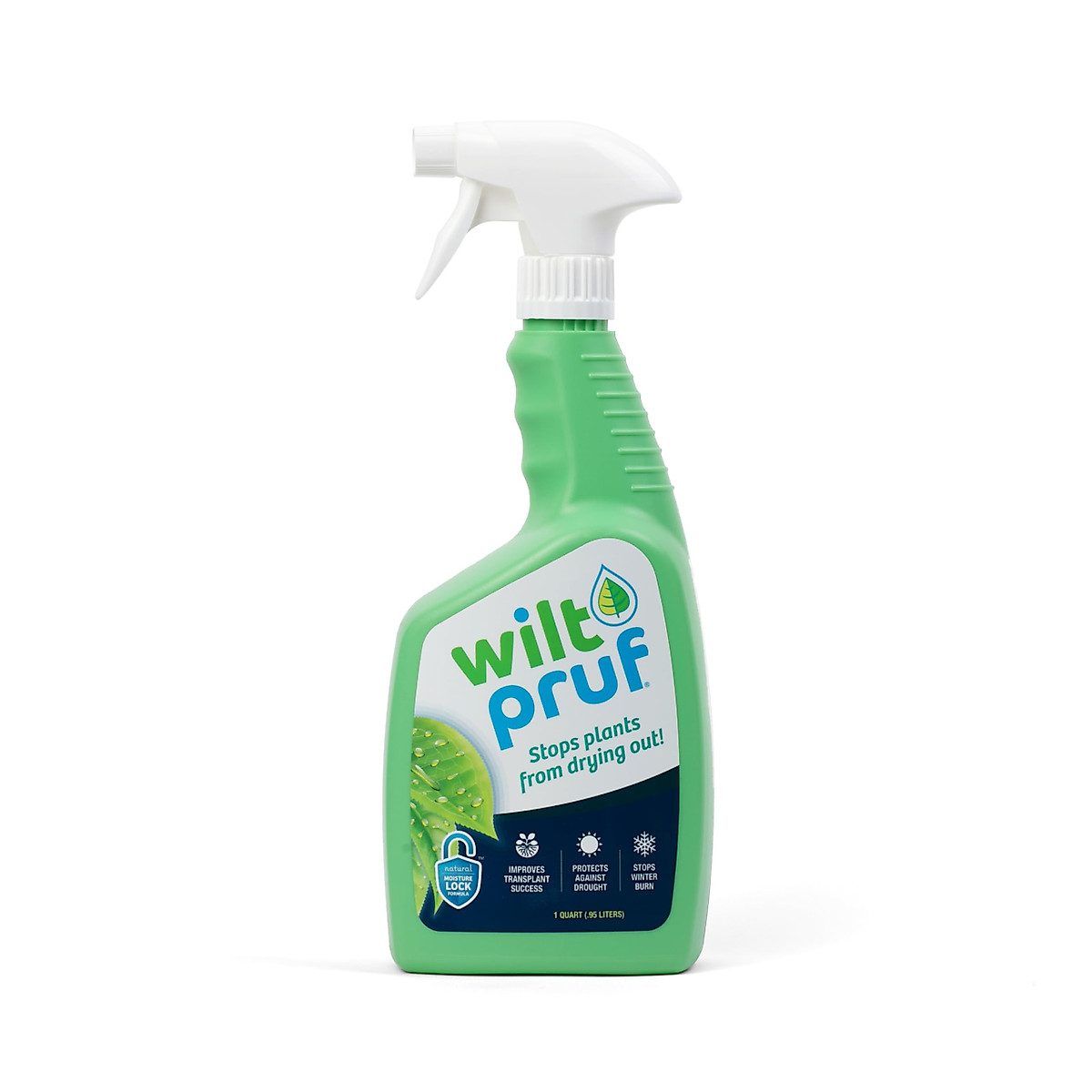 Wilt-Pruf® Plant Protector | Stops Plants from Drying Out | Ready-to-Use Trigger Sprayer, 1 Quart (32 oz)