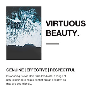 PREVIA Curls Conditioner for Natural Curly Hair | Anti-Dandruff, Moisturizing, Frizz Control | Vegan, Gluten-Free, Sulfate-Free, Shiny, Bouncy Curls, Sustainable Packaging - 8.45 oz