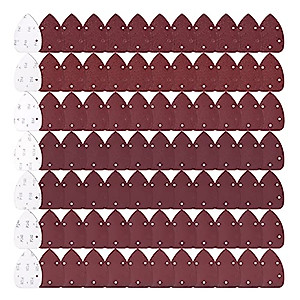 MIDO PROFESSIONAL ABRASIVE 84 PCS Mouse Detail Sander Sandpaper Sanding Paper Assorted 40/60/80/120/180/240/320 Grits