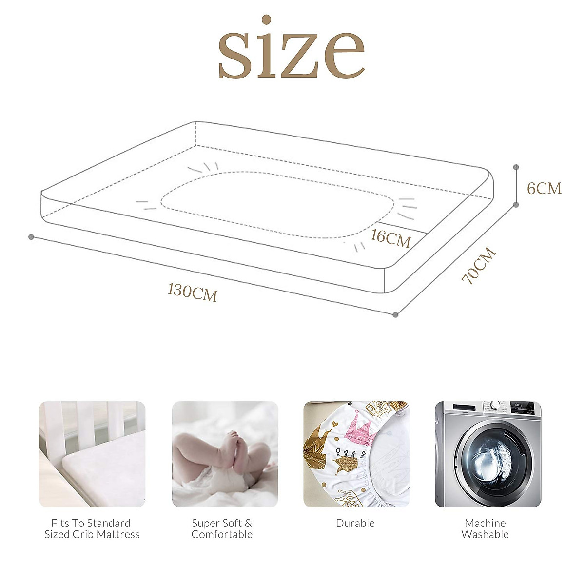 ARIGHTEX 2 Pack Fitted Crib Sheets, Soft Jersey Knit, Breathable and Hypoallergenic Baby Sheet, Duck and Dinosaur, Portable Mattress Topper for Boys Girls, 28"x 52", Nursery Sheet Fits Standard Size