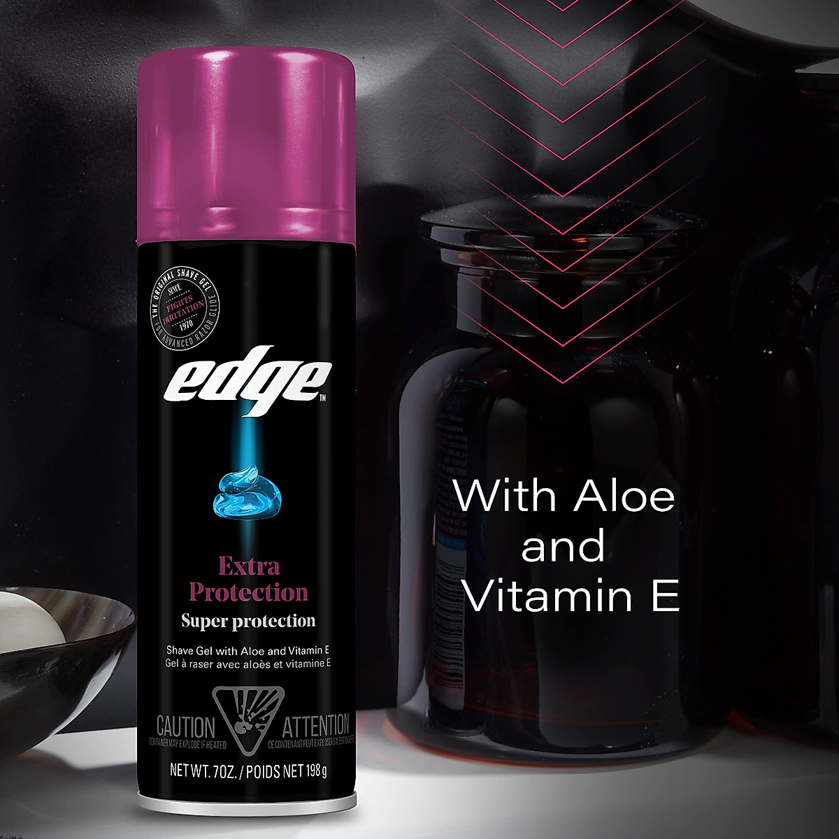 Edge Extra Protection Shaving Gel, 198g