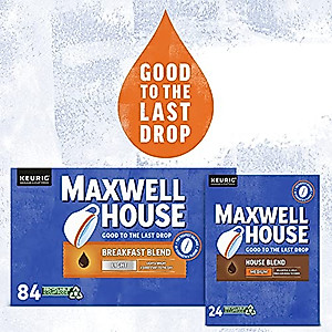 Maxwell House House Blend Medium Roast K-Cup Coffee Pods (24 ct Box)