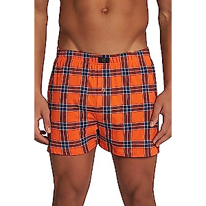 JP 1880 Menswear Big & Tall Plus Size L-8XL 2 Pack of Boxer Shorts orange XX-Large 813060650