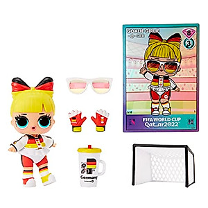 LOL Surprise X FIFA World Cup Qatar 2022 Dolls with 7 Surprises Including Accessories, Limited Edition Collectible Doll with Soccer Theme, Holiday Toy, Great Gift for Kids Girls Ages 4 5 6+ Years