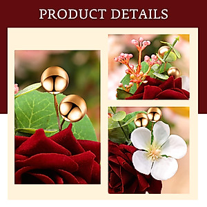 Sherr 40 Pcs Rose Wrist Corsage and Boutonniere Set Wedding Corsage Wristlet Bride Bridesmaids Groom Groomsmen Flowers Accessories Prom Party Suit Decorations for Ceremony Wedding Decor Dinner, Red