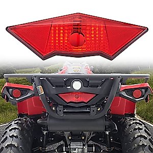 A & UTV PRO Tail Light Housing for 2008-2022 Can-Am Outlander Max 400 450 500 570 650 800, Rear Brake Stop Lamp Lens Accessories, Red, Replace OEM #710001203, 1PCS