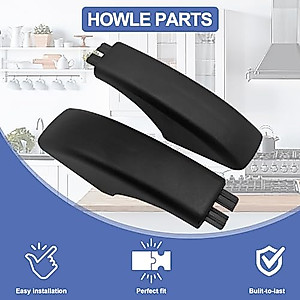 WB07X10034 2 Pack Oven Handle end caps Replacement Fits GE General Electric Stove Oven Door Handle Replaces AP3623187, 242863, AH229187, EAP229187,