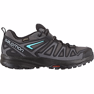 Salomon X Crest Hiking Shoes for Women Trail Running, Stormy Weather/Mood Indigo/Lunar Rock, 8.5