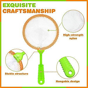 50 Pcs Kids Mini Telescopic Butterfly Nets Insect Collecting Fishing Net Colored Bug Catcher Nets Class Observation Tool for Spider Fishing Outdoor Learning Travel Adventure