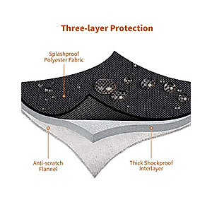 Inateck 13-13.3 Inch Sleeve Case Cover Protective Bag Ultrabook Netbook Carrying Handbag Compatible with 13 Inch MacBook Air/MacBook Pro(Retina) 2012-2015, 2016-2020, MacBook Pro 14 M1 2021 M2 2023