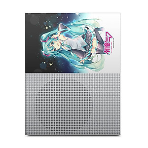 Head Case Designs Officially Licensed Hatsune Miku Night Sky Graphics Matte Vinyl Sticker Gaming Skin Decal Cover Compatible With Xbox One S Console and Controller Bundle
