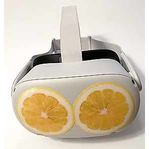 Lemons Decal for Quest 2 VR Headset - Meta/Oculus - Glossy Vinyl Sticker