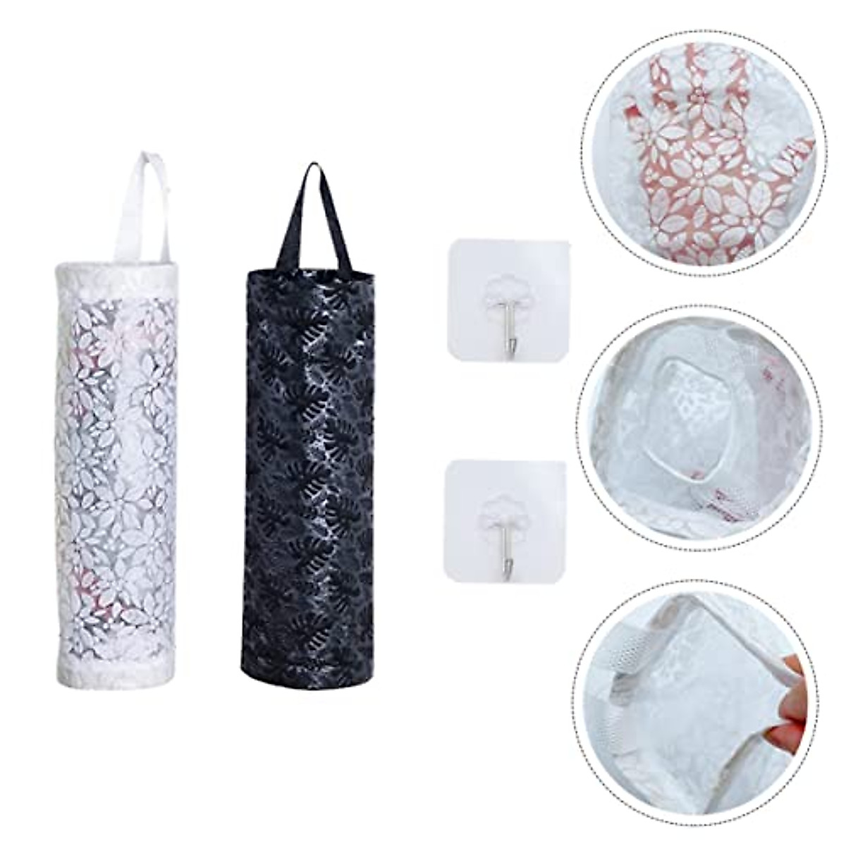 Healeved 2 Sets Garbage Bag Storage Trash Bags Suspending Bag Dispenser Convenient Bag Dispenser Suspending Bag Organizer Home Supplies Plastic Bag Non-woven Fabric Household