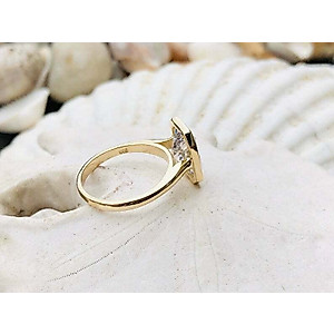 BeBold 2ct Engagement Ring for Women Radiant Cut Simulated Diamond CZ Bezel Set Solitaire Yellow Gold Plated