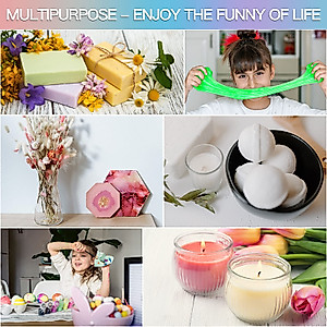 ZOCONE Mica Powder for Epoxy Resin, 42 Colors 0.35 oz (10g) Each Jar Mica Pigment Powder 11 PCS Spoons, Colors Mica Powder for Soap Making, Candle Making, Bath Bomb, Nail Art, Slime, Craft Projects