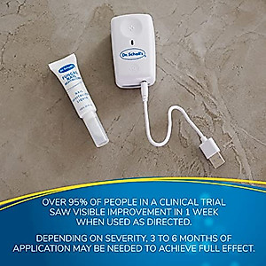 Dr. Scholl's Fungal Nail Treatment Revitalizer LED Light-Activated Therapy, Erase Toenail Discoloration Fungus, 10 ml