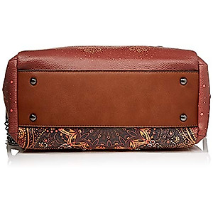 Desigual womens Tekila Sunrise Loverty 2 Top Handle Bag, Cognac, One Size US