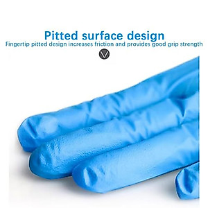 Disposable Gloves for Kitchen & Cleaning, Latex Free, 100 Count Disp. 100 Pcs for Food Prep, Cleaning Gloves, Piece