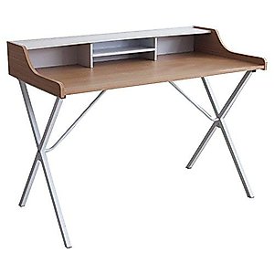 Christopher Knight Home Aalto Computer Desk, Oak / White Melamine