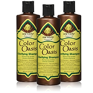 One N Only Argan Oil Shampoo Color Oasis Clarifying 12oz (3 Pack)