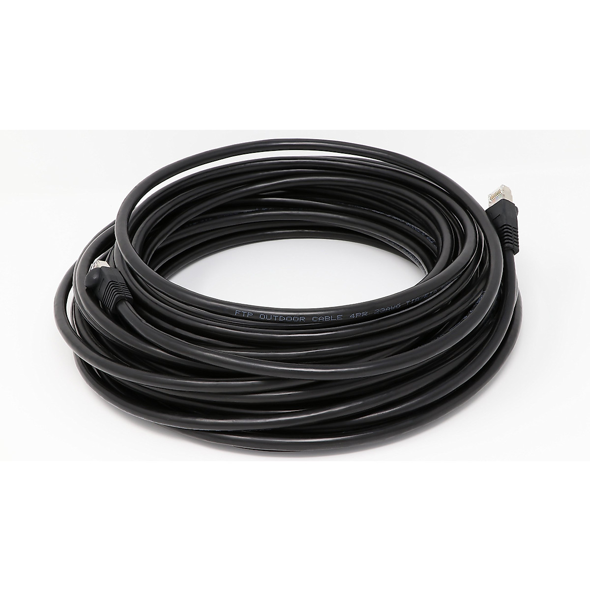 300ft Cat6a Outdoor Waterproof Ethernet Cable Direct Burial (750MHz, 10Gb) Shielded (Pure Copper)