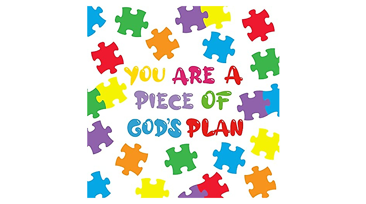 Inspire with Tallew 67-Piece Puzzle Cutouts for Classrooms & Homes