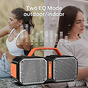 BUGANI Bluetooth Speaker, M83 Waterproof Portable Speaker, 24 Hours Play Time, Charge Your Phone, Super Power, Suitable for Family Party and Outdoor Travel, Outdoor Speaker