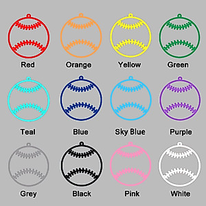 Custom Baseball Earrings For Women Lightweight Baseball Number Drop Dangle Earrings For Daughter Personalized Name Baseball Mom Earrings Gifts For Sister Mother Grandma