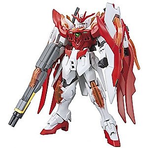 Bandai Hobby HGBF Wing Gundam Zero Flame (Honoo) Gundam Build Fighters Model Kit, 1/144 Scale