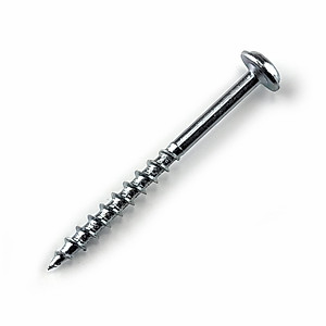 Kreg SML-C2-50 Zinc Pocket Screws, 2-Inch #8 Coarse Thread, Maxi-Loc Head (50 Count)