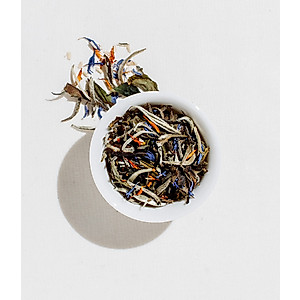 Art of Tea | Organic White Coconut Crème | 12 Count Eco Friendly Sampler Box Assortment | Premium Caffeinated Organic White Tea Variety | Biodegradable Sachets