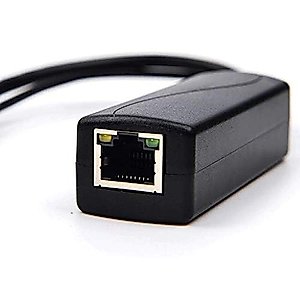 Ubibot POE Splitter for GS1-AETH Device, DC 12V Output, IEEE 802.3af Compliant, for Non-PoE IP Camera, AP, Router Voip Phone