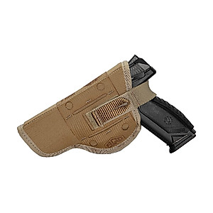 Alaska Guide Creations Pistol Holster One Size Fits Most | Open Carry Pistol Holder | Camo Hunting Harness (Realtree Edge)