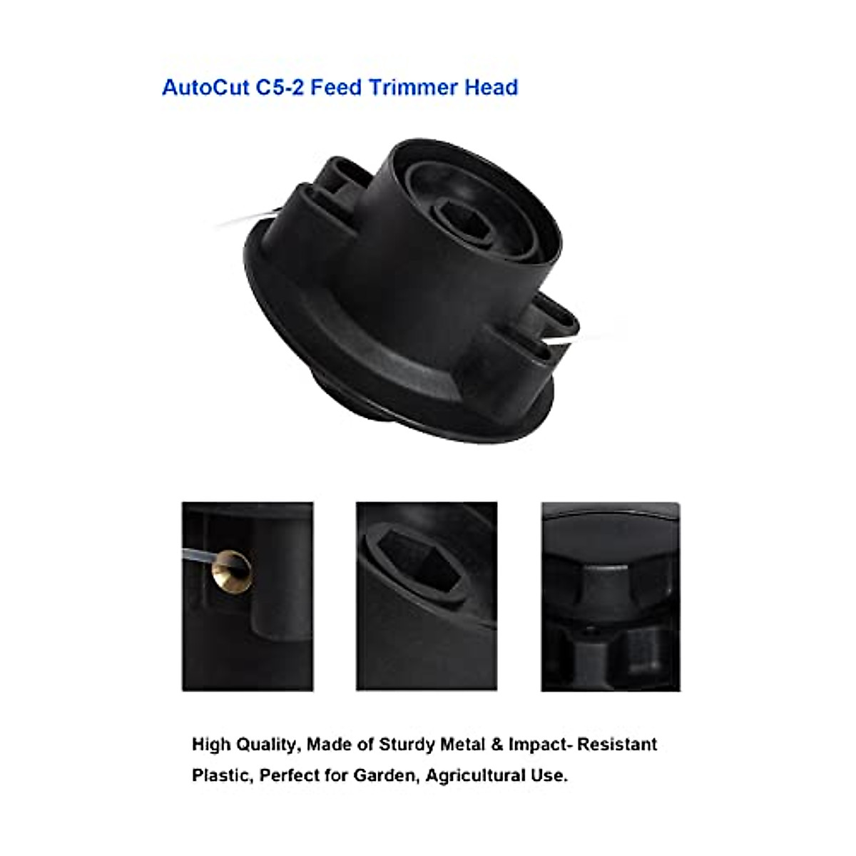 Autocut FS45 C5-2 Trimmer Weed Head Replaces 4006 710 2106, 4006 710 2103 for Stihl FS38 FS40 FS40C FS40CE FS45 FS45C FS46 FS46C FS50 FS50CE FSE60 FSE71 FSE81 String Trimmer Brush Cutter