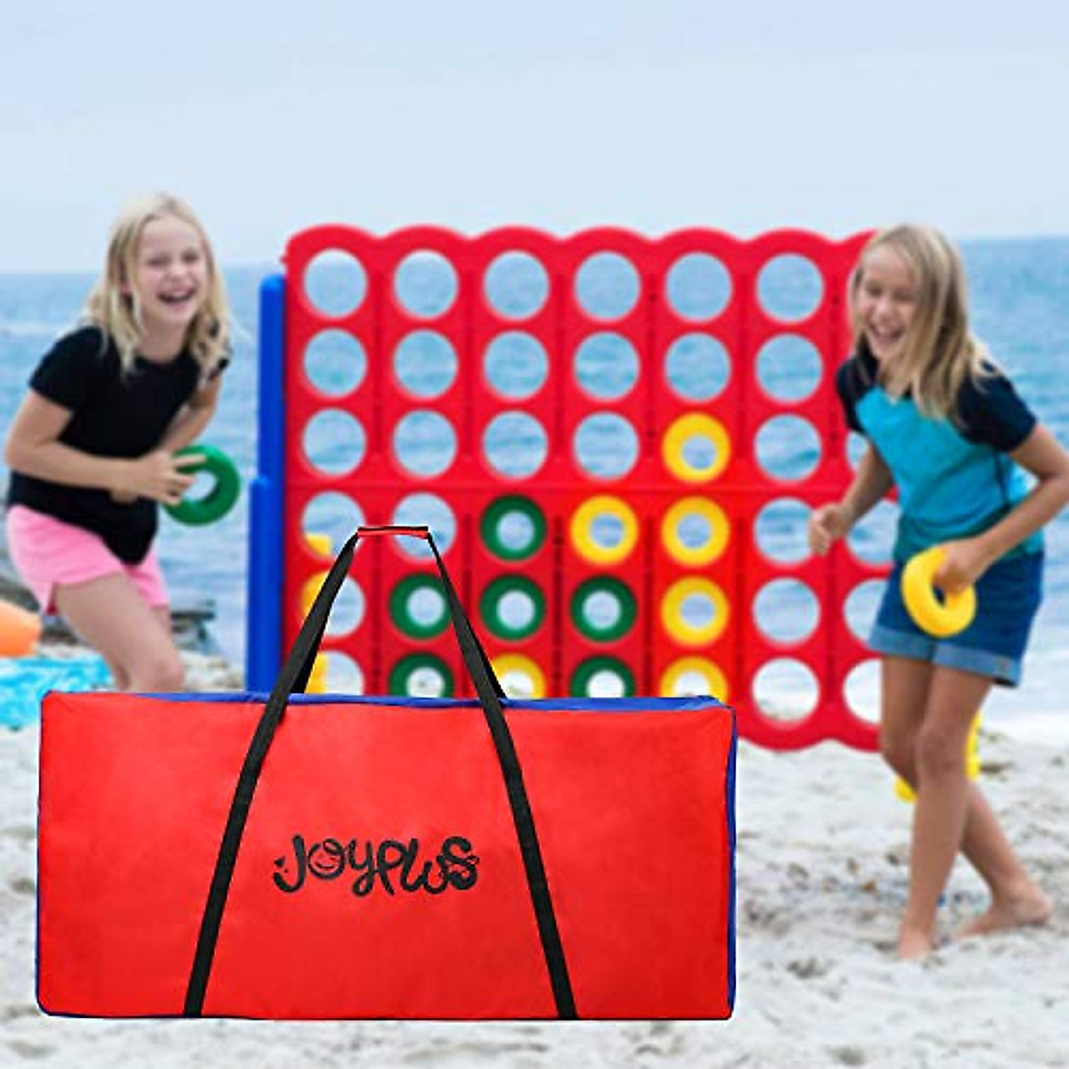 JoyPlus Christmas Tree Storage Bag Fits Up to 7 ft Disassembled Tree，47" x 12" x 19" Holiday Artificial Tree Storage Case with Durable Waterproof Material (Bag Only)