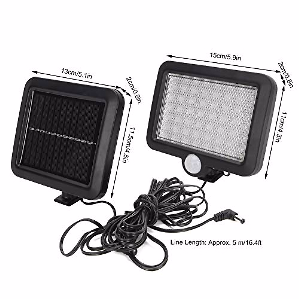 Crisist Outdoor LED Light, Convenient Garden Lamp, for Walls Garages Home Garden Paths Courtyards