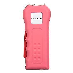 POLICE 512 Stun Gun with LED Flashlight Rechargeable, Pink