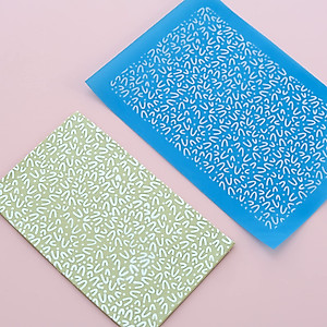 Dacmern Silk Screen for Polymer Clay, Silk Screen Stencils Reusable for Polymer Clay Earrings, Silkscreens for Clay Jewelry, Texture Sheets for Polymer Clay, Dot Print Polymer Clay Stencils