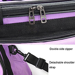 Waterproof Art/Craft Supplies Storage Tote Bag Artist Travel Portfolio Carrying Bag Case Painting Box Large Messenger Bag for Painting Brushes Pencils Palette Paints Sketchbook