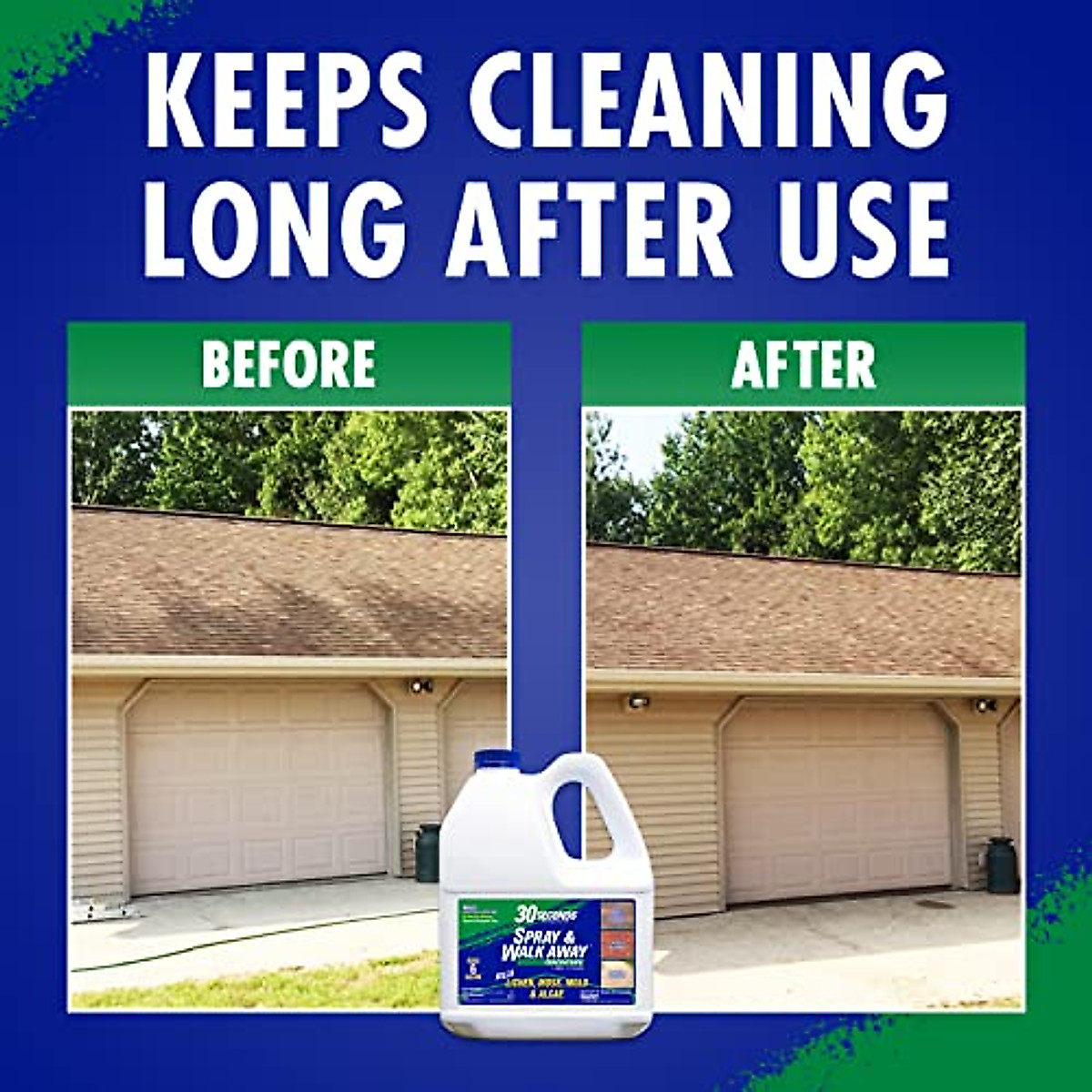 30 SECONDS Cleaners Spray & Walk Away, 1 Gallon - Concentrate (1GSAWA)